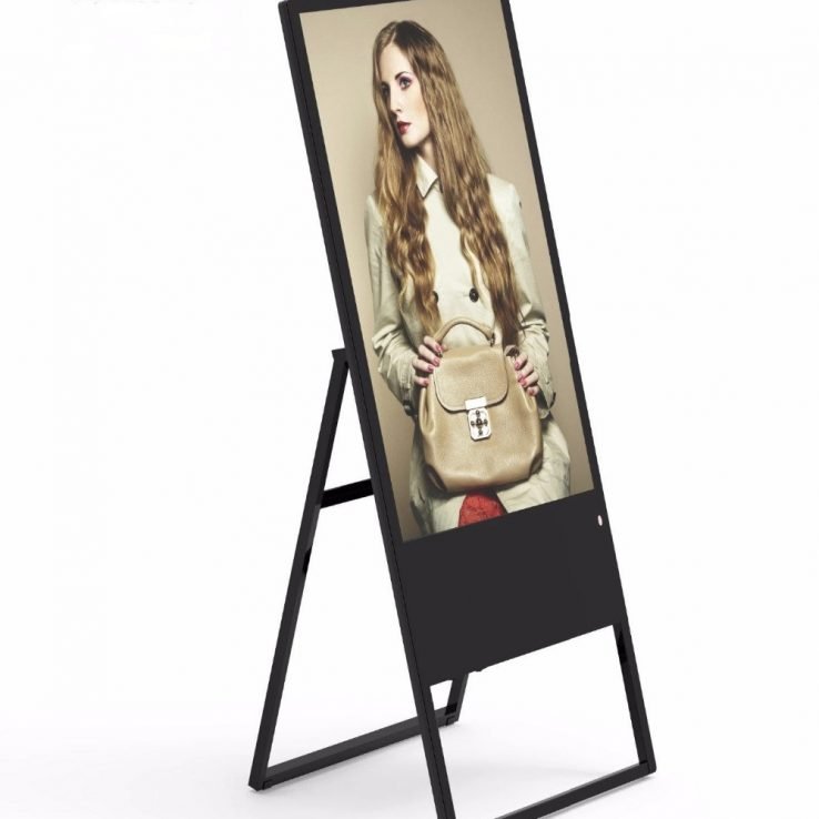 43 47 55 inch VIP face recognition new portable floor standing digital ...